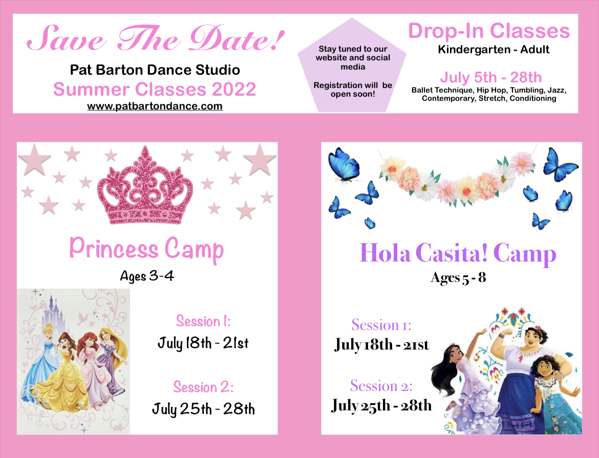 Summer Classes – Pat Barton Dance Studio